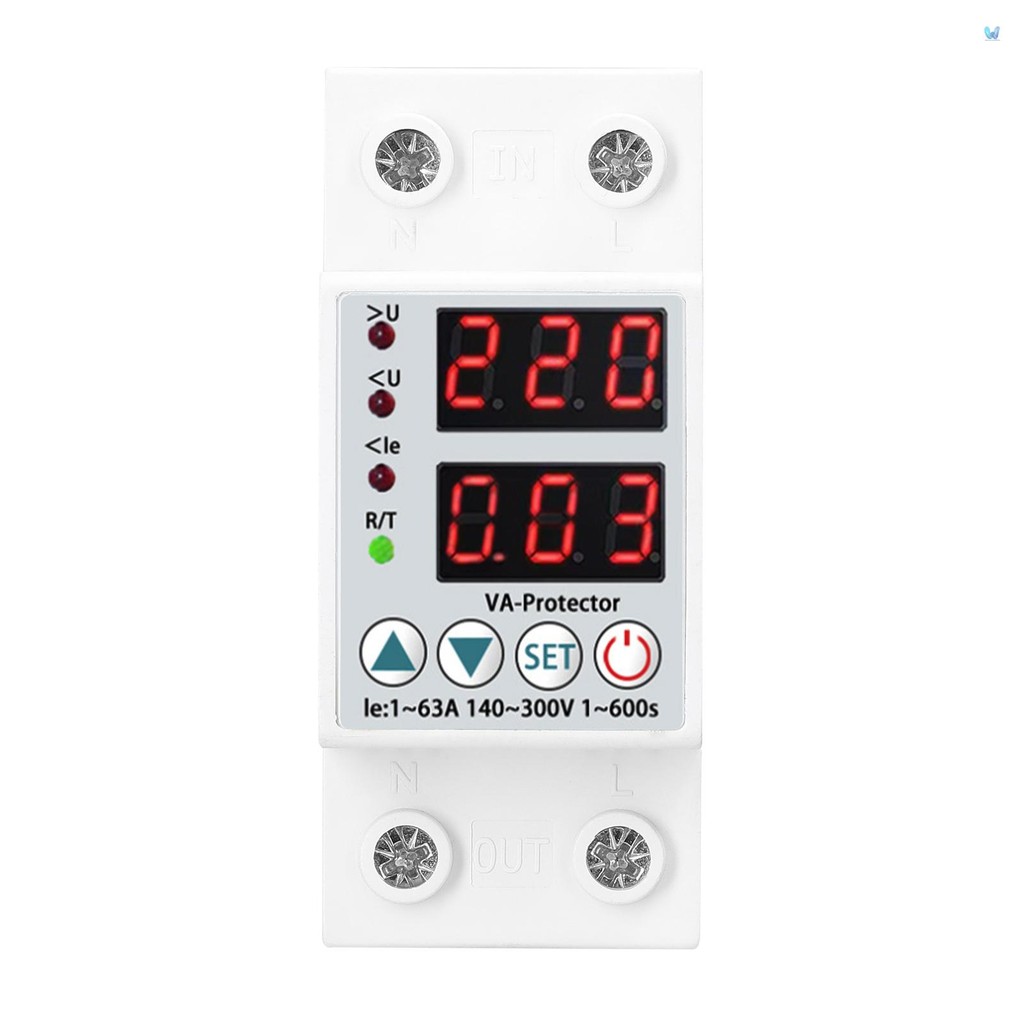 Dual Display Adjustable Voltage Protector Intelligent Over-voltage ...