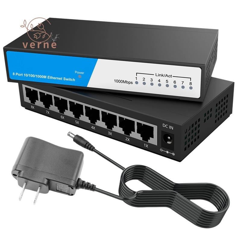 8 Port Gigabit Ethernet Switch 1000Mbps Gigabit Ethernet Switch ...