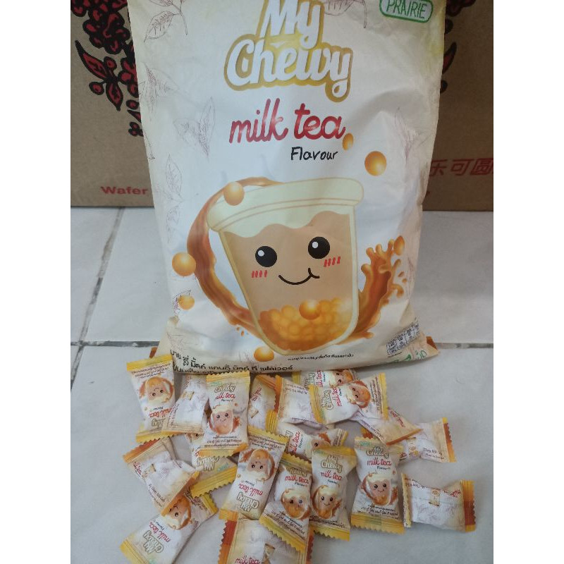 My Chewy Milk Tea and durian Candy Candy / price per piece My Chewy ori ...