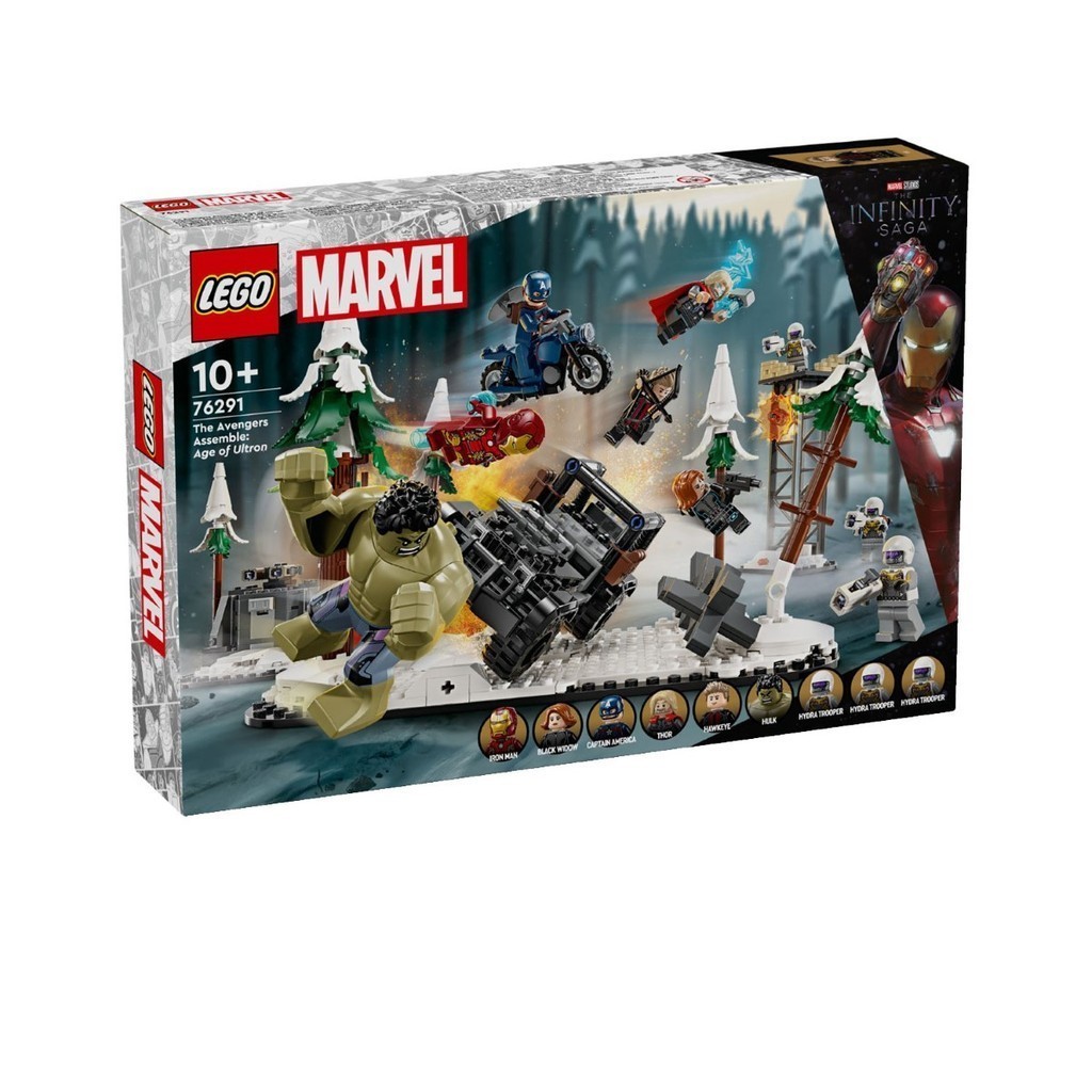 LEGO 76291 Marvel The Avengers Assemble: Age of Ultron Building Toy Set ...