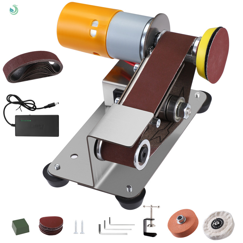 Mini belt grinder, electric belt grinder, 7 adjustable grinder, DIY ...