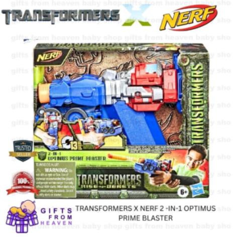 TRANSFORMERS X NERF 2 -IN-1 OPTIMUS PRIME BLASTER F3901 | Shopee Malaysia