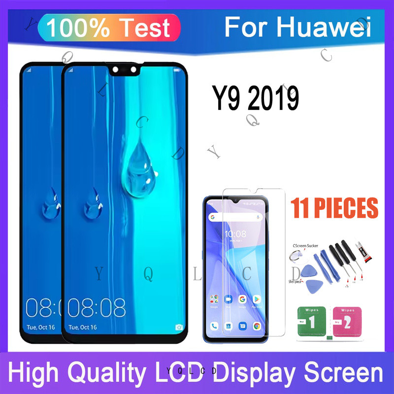 Original Huawei Y9 2019 LCD Display Touch Screen With Frame Replacement ...