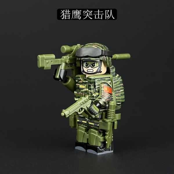 lego Military assembled minifigures Blok Bangunan Cina Minifigure ...