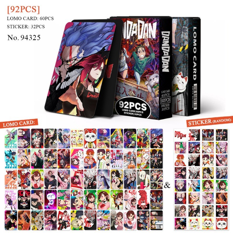 92pcs Anime HD Printed Collection Lomocard Dandadan Lomo Cards Momo ...