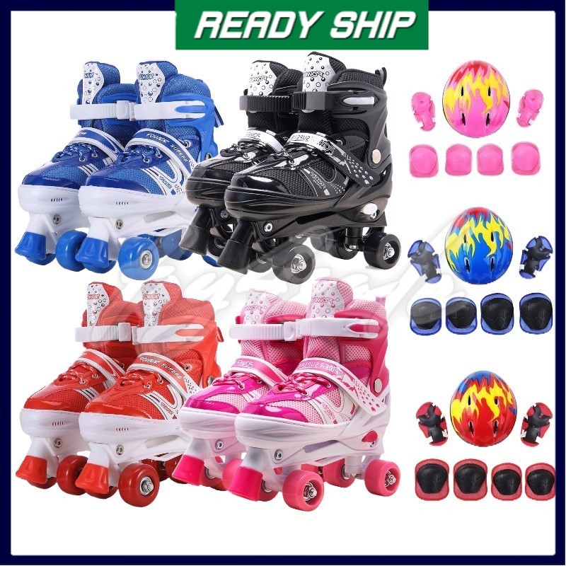 Kasut Roda Budak Perempuan Double Row Roller Skate Kids Sepatu Roda ...