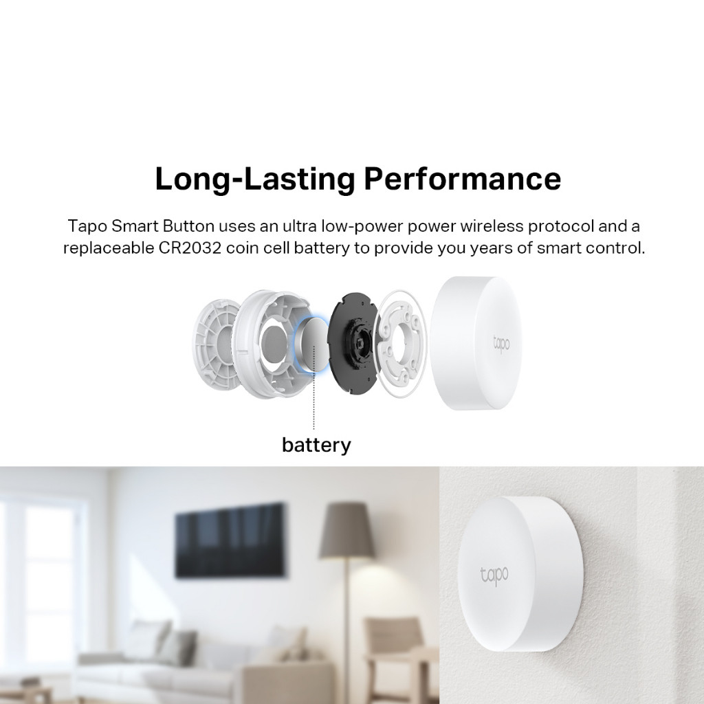 TP-Link Tapo S200B Customizable Smart Button - Tapo Hub Required [ AI ...