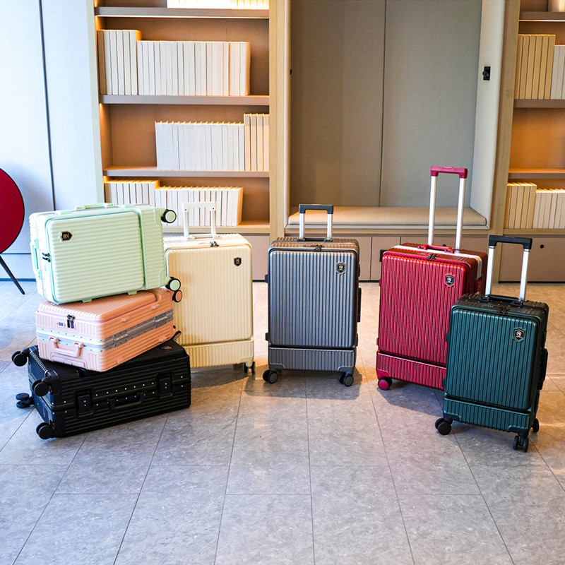 Luggage Boarding 67cm 24 Front Open Lid Box Influencer Aluminum Frame ...