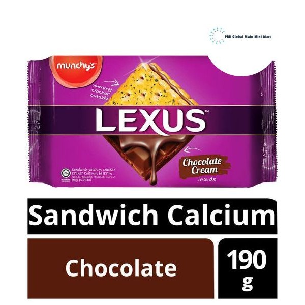 Munchy's Lexus Sandwich Calcium Crackers Chocolate 190g | Shopee Malaysia