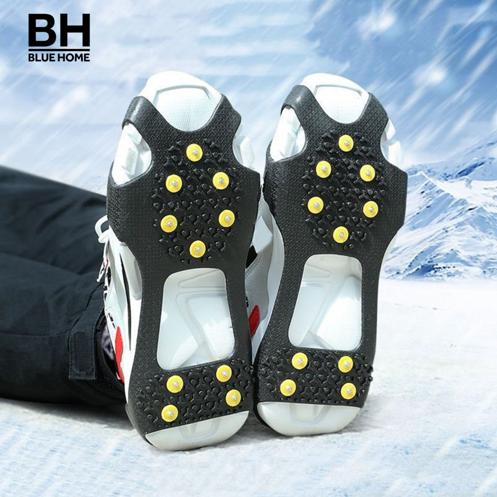 Heavy-duty Ice Cleats for Boots Silicone Binding Shoe Claws Anti-slip ...