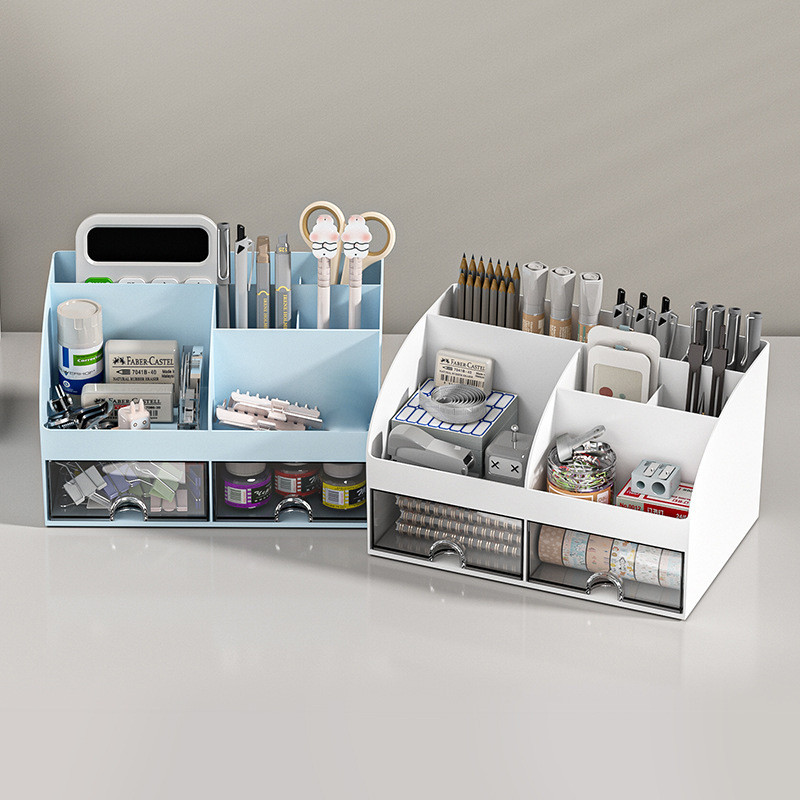 SUM Desktop Organizer With Drawers Desk Organizer Tabletop Makeup ...