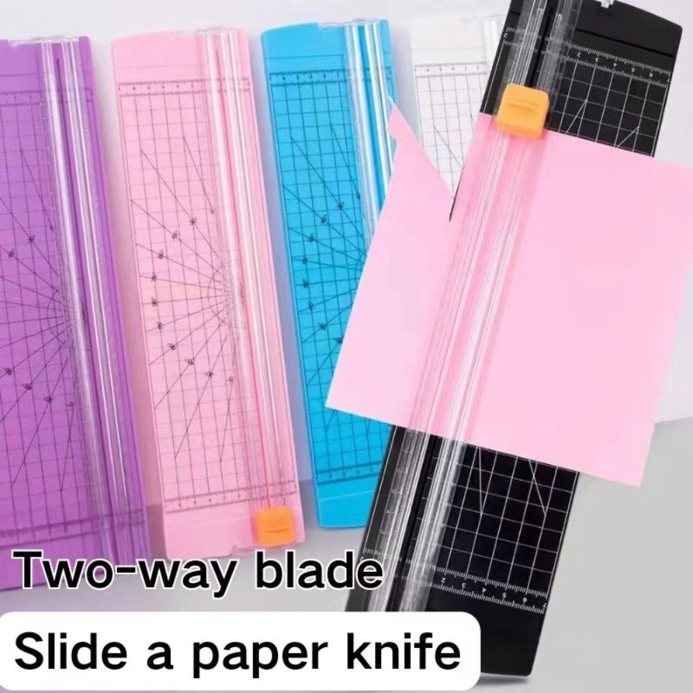Plastic Paper Cutter A4 Size Portable Paper Cutter with Replaceable ...