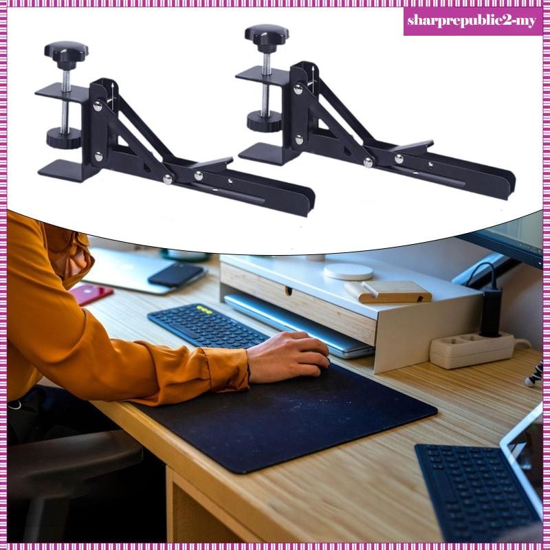 [SharprepublicefMY] 2 Pieces Keyboard Tray Clamp Keyboard Extender ...