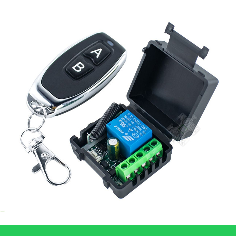 ENGLAB★ DC12V One Channel Remote Relay Control Module Kit, Wireless Remote Control Relay Switch ...