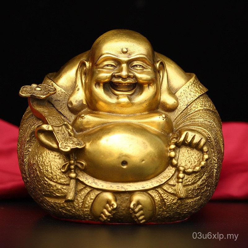 Gangsa lancar Gangsa Maitreya Buddha Patung Gangsa buddha berperut ...