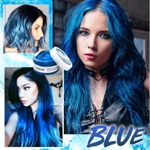 Cod Seller [Kalanxuan Biru] Pomade Colour Temporary Hair Wax Colour ...