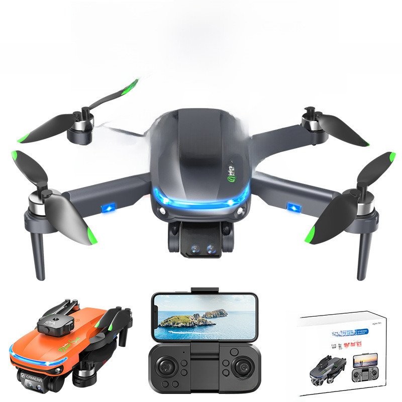 Fotografi udara drone S118 tanpa sikat rentas sempadan, penghindaran halangan arah penuh, aliran ...