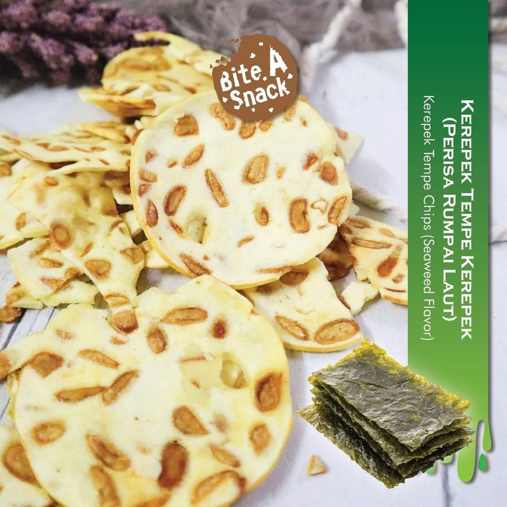 Kerepek Tempe Chips (Seaweed Flavor) | Keropok Tempe Perisa Rumpai Laut ...