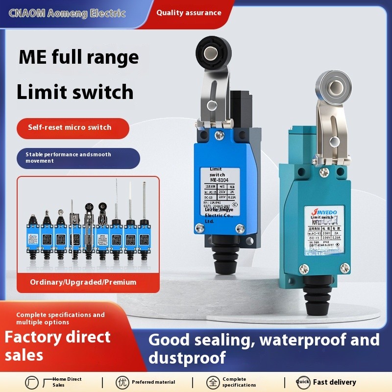 Me-8108 Stroke Switch 8104 CNC Machine Tool Limit Switch Contact Roller ...