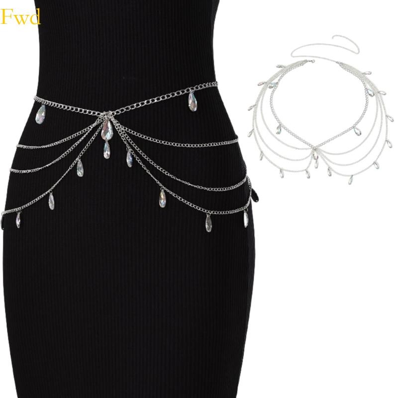 Fwd Body Chains for Jeans Stage Shows for Hip Hop Women Girls Metallic ...