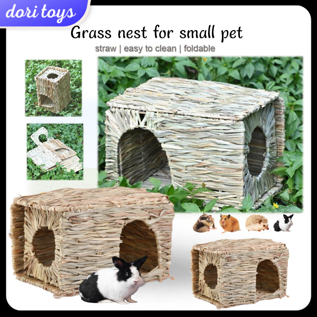 【ready stocks】Grass House for Rabbit, Foldable & Comfortable - Small ...
