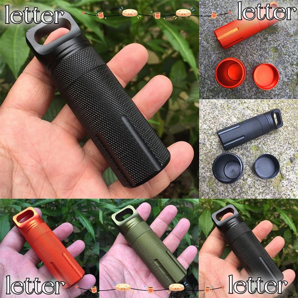 LETTER EDC Kit Capsule Holder Storage Capsule Seal Bottles | Shopee ...