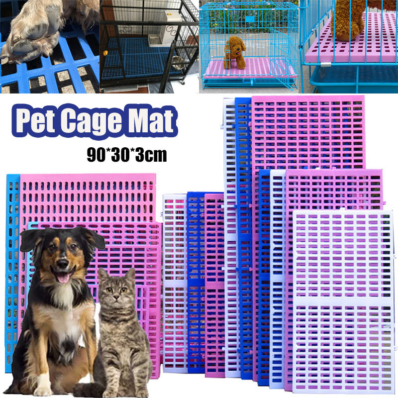 Pet Cage Mat PVC Kennel Pet Cage Mat Board Platform Kennel Board Papan ...
