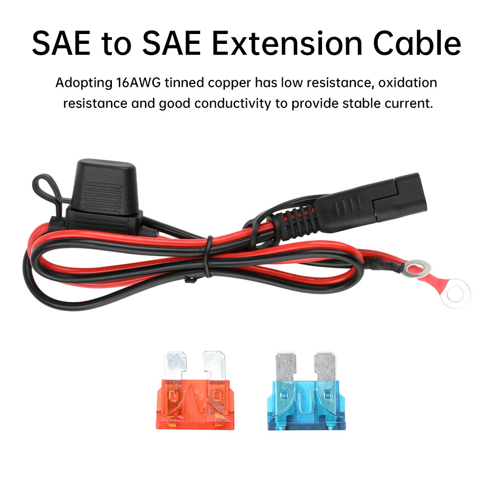 DIIYMORE SAE quick release cable adapter extension solar cable SAE to O ...