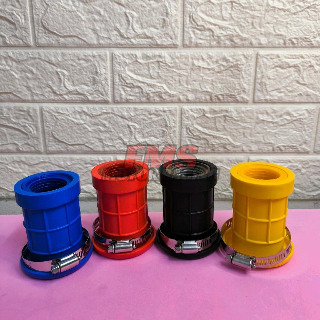 UNIVERSAL THROTTLE BODY JOINT AIR HOSE RACING TRUMPET CARBURETOR RUBBER ...