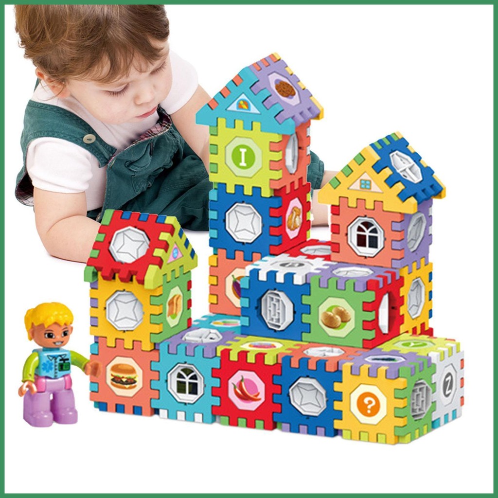 Building Blocks Connecting Toys Creative Linking Blocks For Kids Creative Linking Puzzle Blocks ...