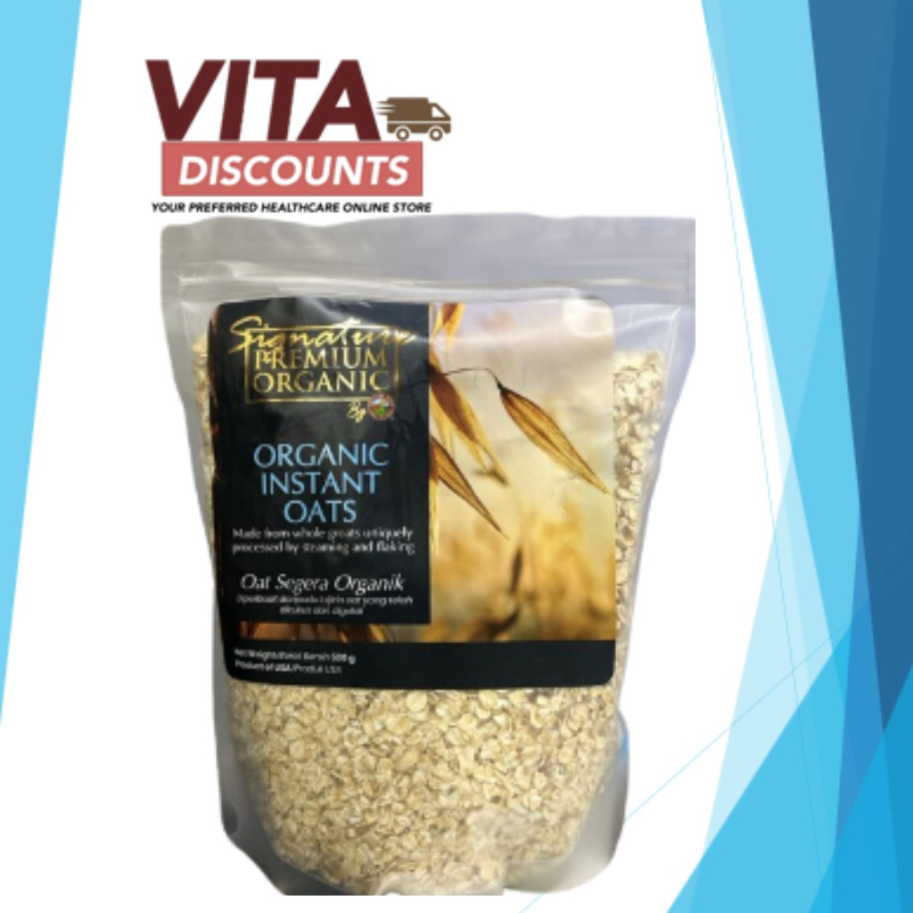 SIGNATURE PREMIUM ORGANIC INSTANT OATS 500G | Shopee Malaysia