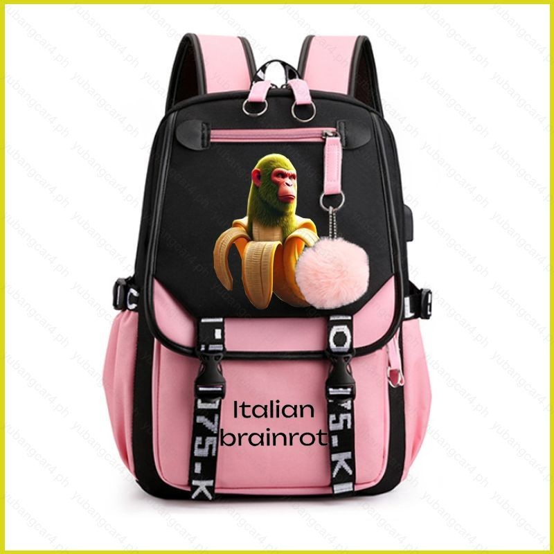 YB3 Italian Brainrot Backpack for Student Large Capacity Lightweight ...