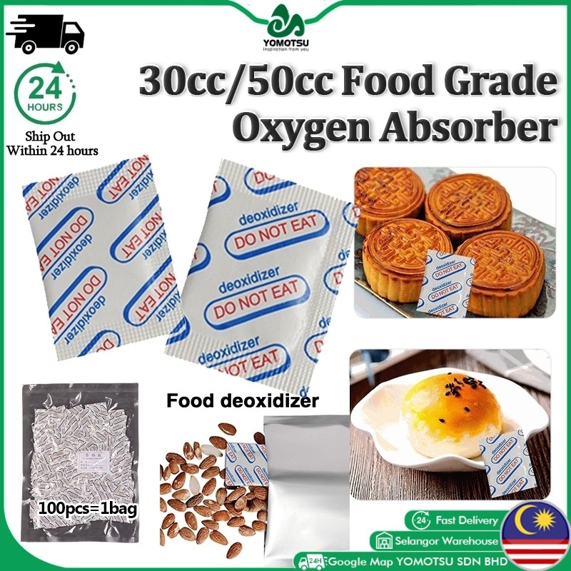 Small Bags Deoxidant 30CC 50CC Oxygen Absorber for Mooncake Long Term ...