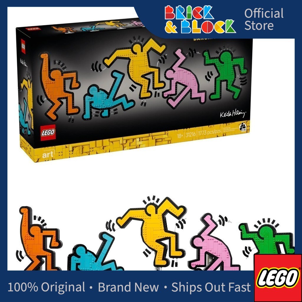 LEGO 31216 Keith Haring – Dancing Figures | LEGO ART | Shopee Malaysia