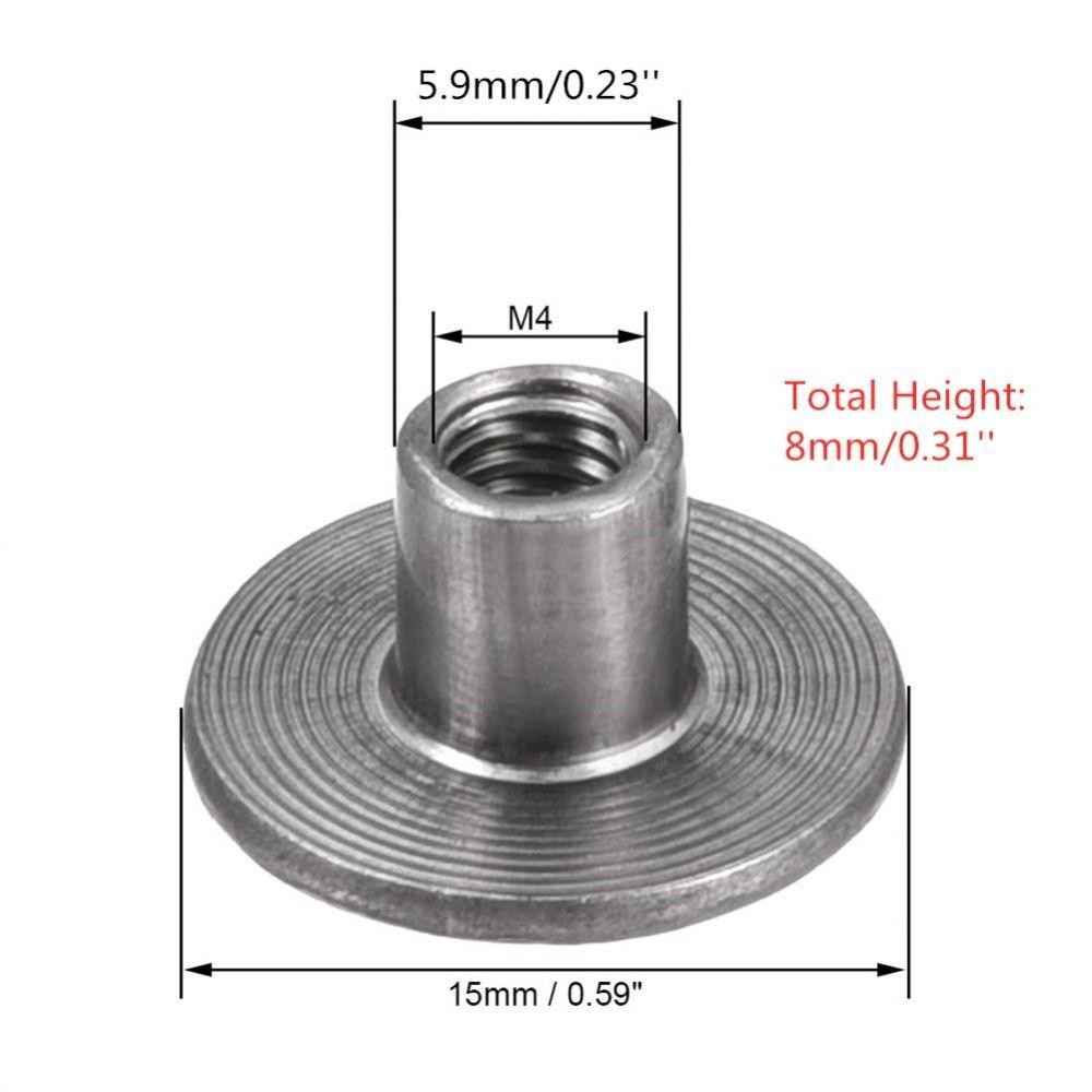 MELIFLUO 30Pcs T-Nut, M4 M5 M6 M8 M10 Tee Nut, Durable Fitting Fastener | Shopee Malaysia