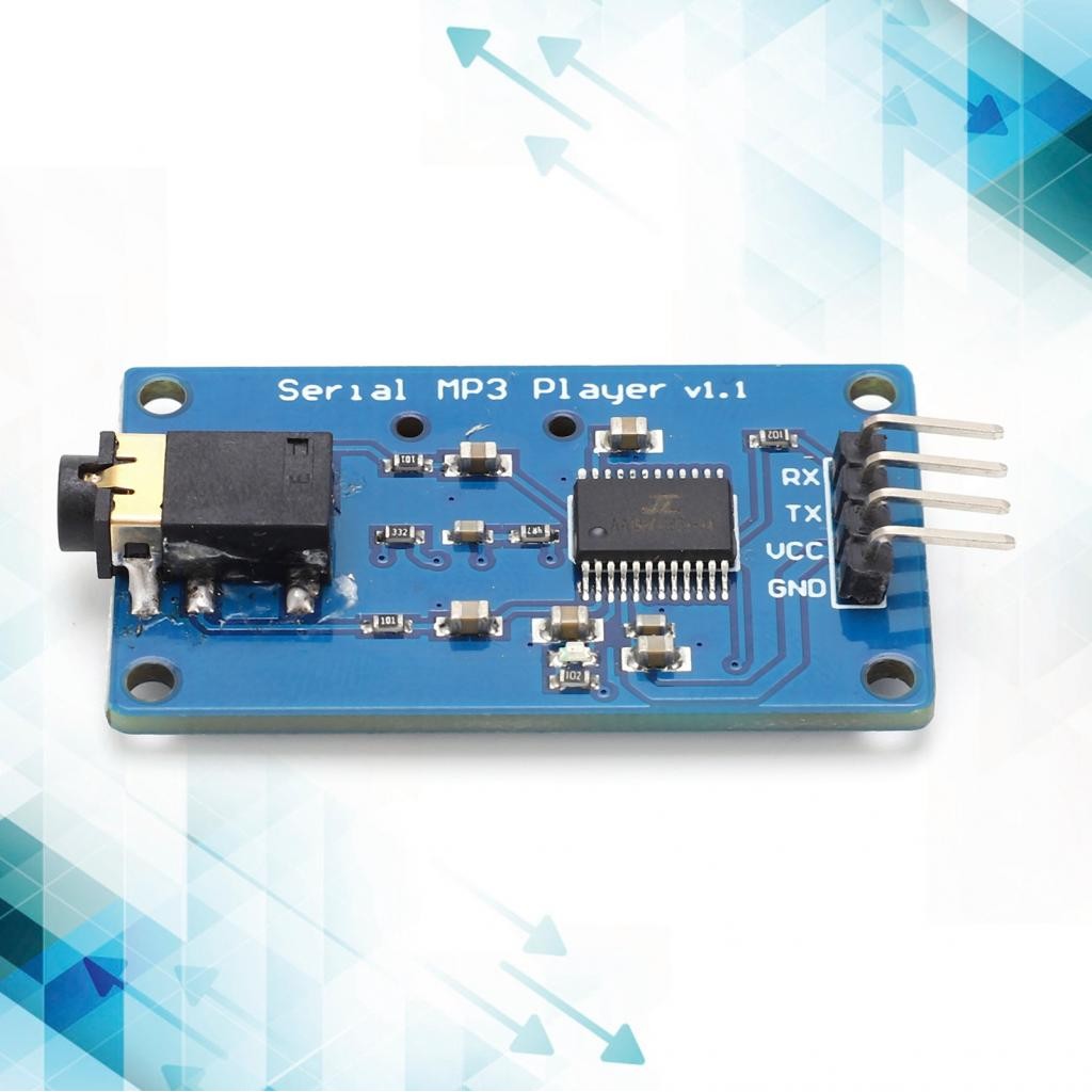 Haapeury YX5300 UART Control Serial MP3 Music Player Module For /AVR ...