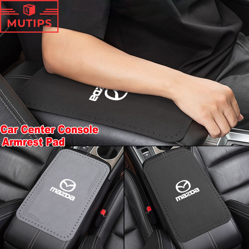 Mazda Car Armrest Pad Center Console Protector Cushion Car Seat Arm Box ...