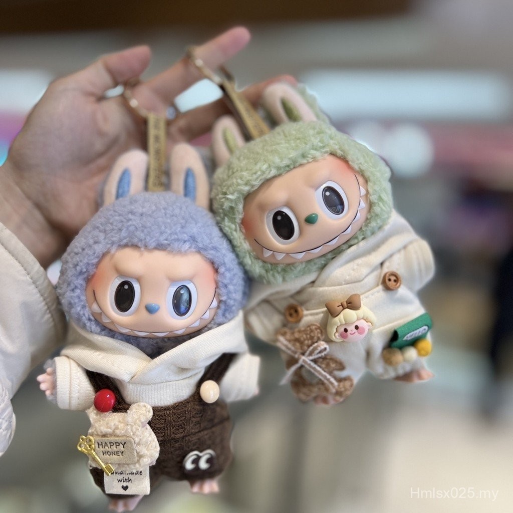 Labubu Brown Sugar Cocoa Mystery Box Vinyl Clothes Timecm Plush Doll ...