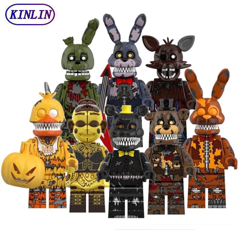 FNAF Nightmare Series Action Figures Building Block Toys Nightmare ...