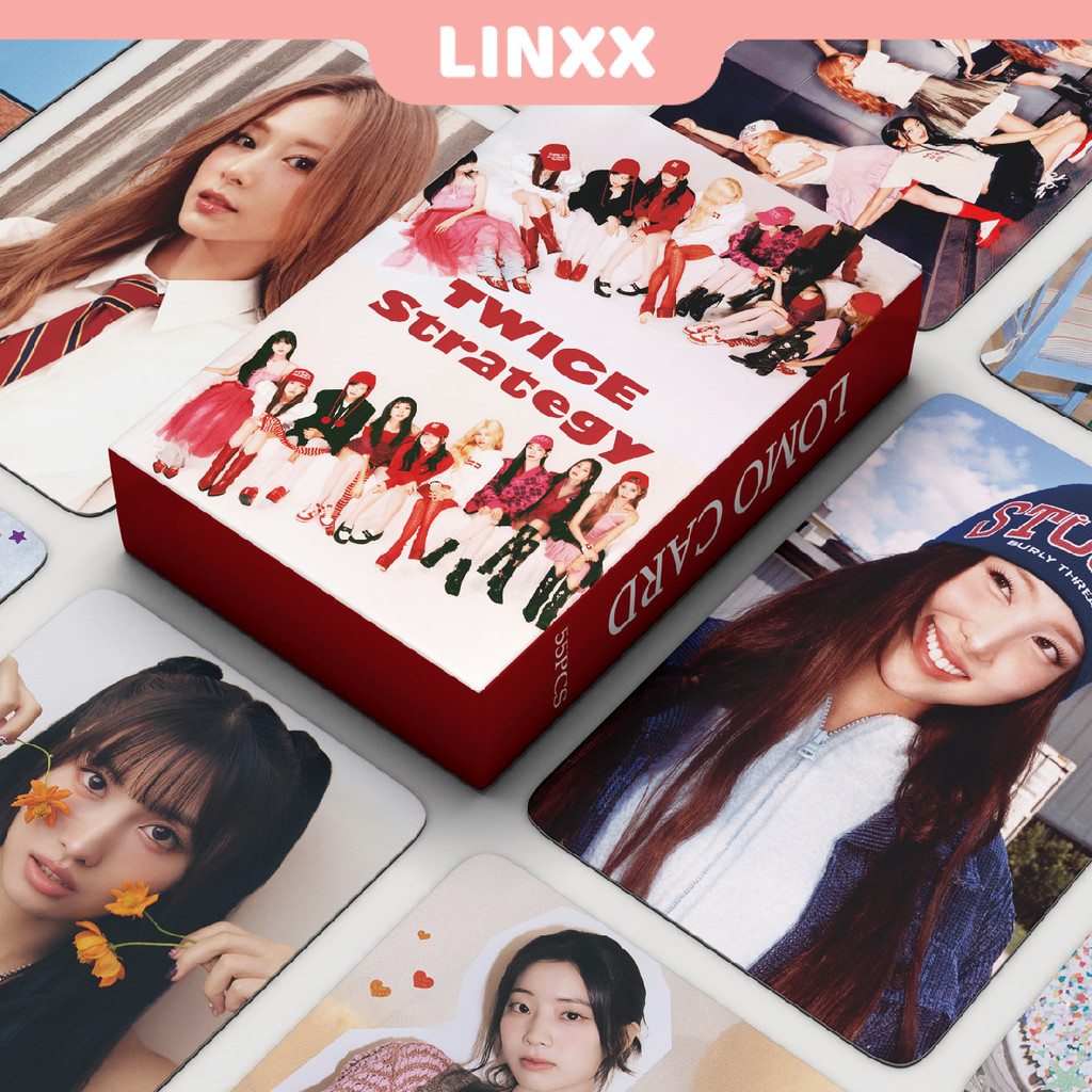 LINXX 55 Pcs TWICE Strategy Album Lomo Card Kpop Photocards Postcards ...