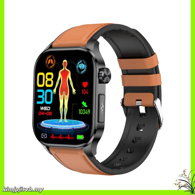 2024 New Health Blood Lipids Uric Acid Blood Glucose Smart Watch ECG+PPG+HRV Heart Rate Blood ...