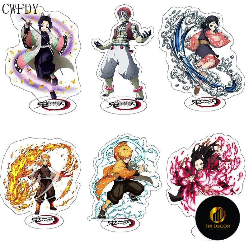 Standee Model Anime Demon Slayer Figures Acrylic Stand Model Cartoon ...