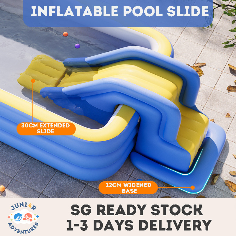 Inflatable Pool Slide Water Slide Inflatable Swimming Water Slide Anti ...