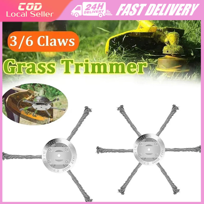 Grass Trimmer Head Steel Wire Lawn Mower Grass Brush Cutter Dust ...