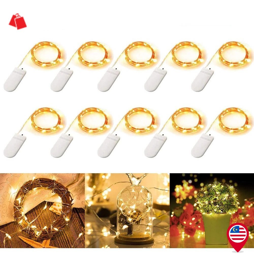 BK-1/2M Mini Battery Operated Copper Wire LED Flash String Light/ Ip54 ...