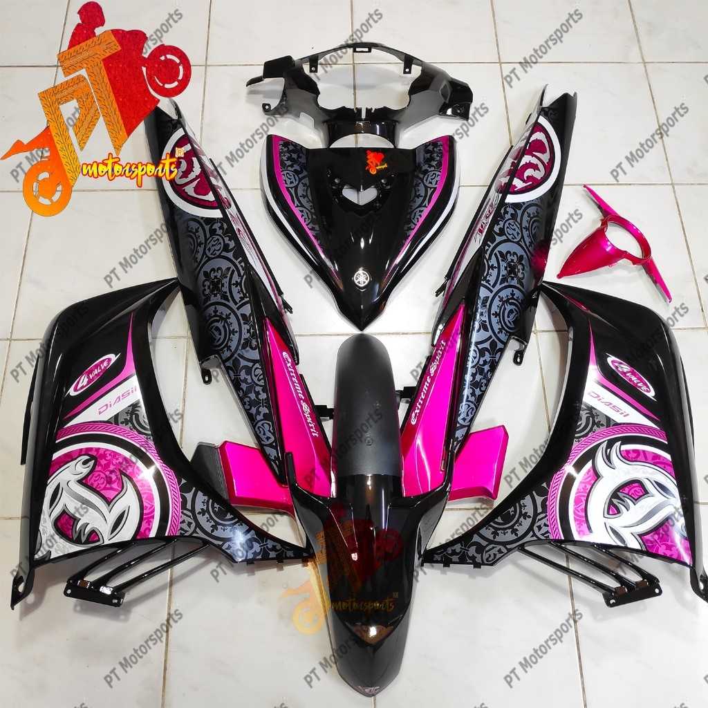 Ready Stock LC135 LC 135 V1 V2 V3 V4 V5 V6 V7 Cover set Body Set Batik ...