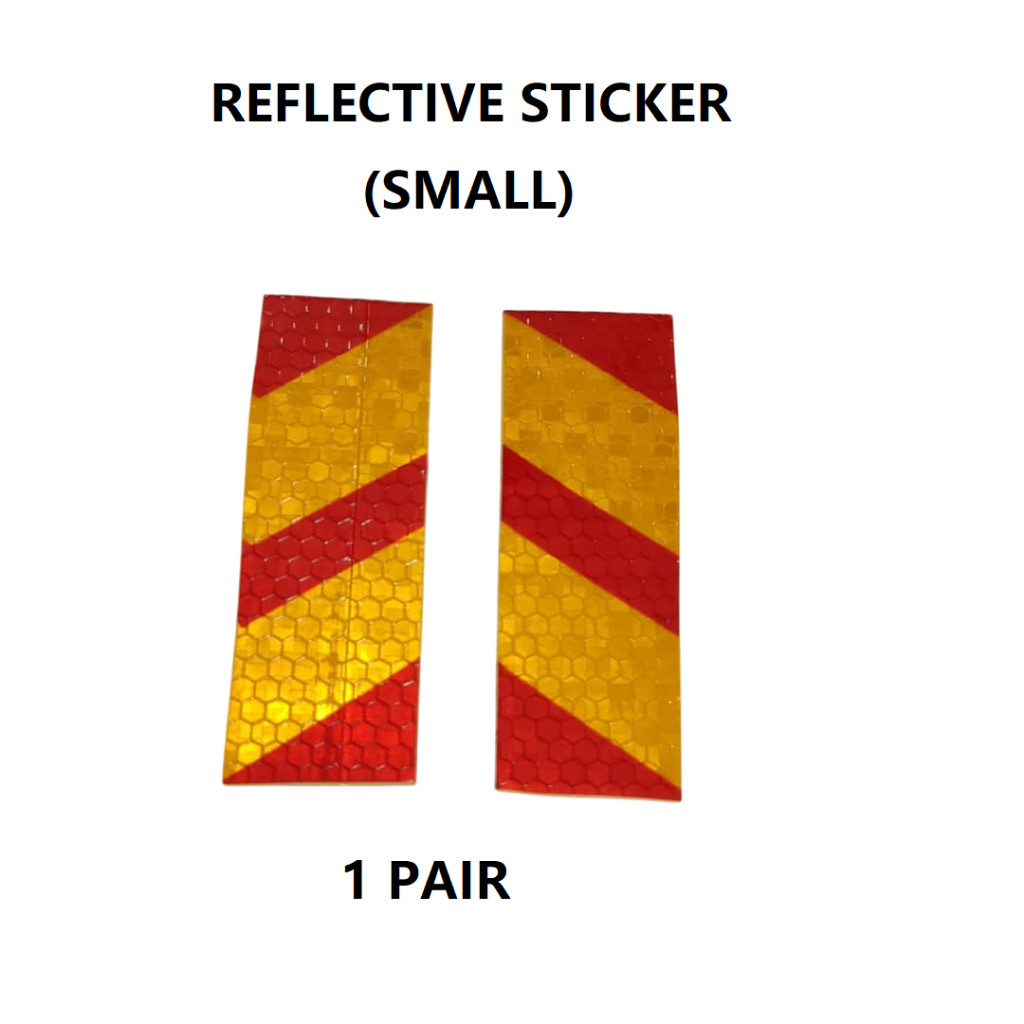 [1 Pair] Reflective Sticker (Small) | Shopee Malaysia