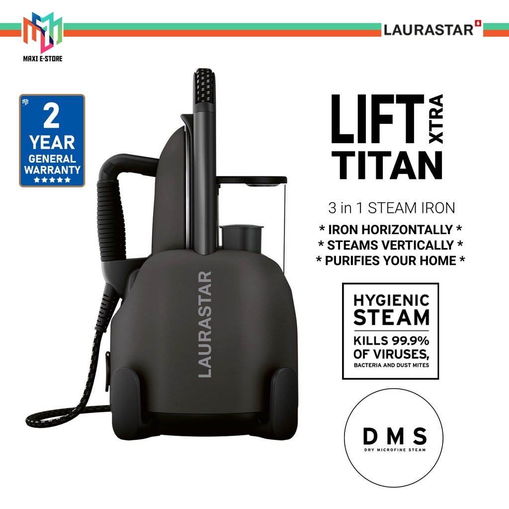 Laurastar LIFT XTRA 3 in 1 Steam Iron with Dry Microfine Steam + **FREE ...