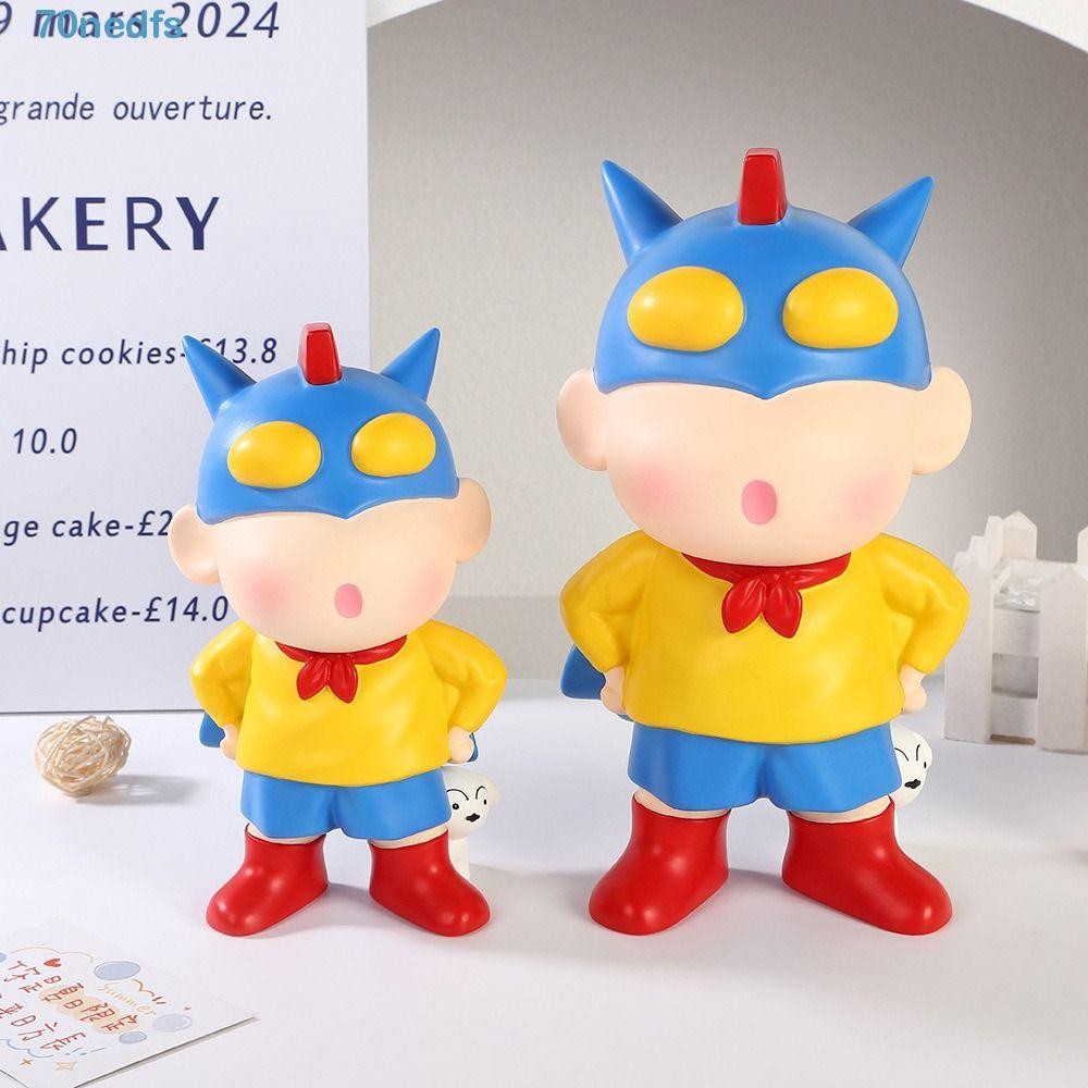 NEDFS Crayon Shin-chan Piggy Bank, Cosplay Action Kamen Crayon Shin ...