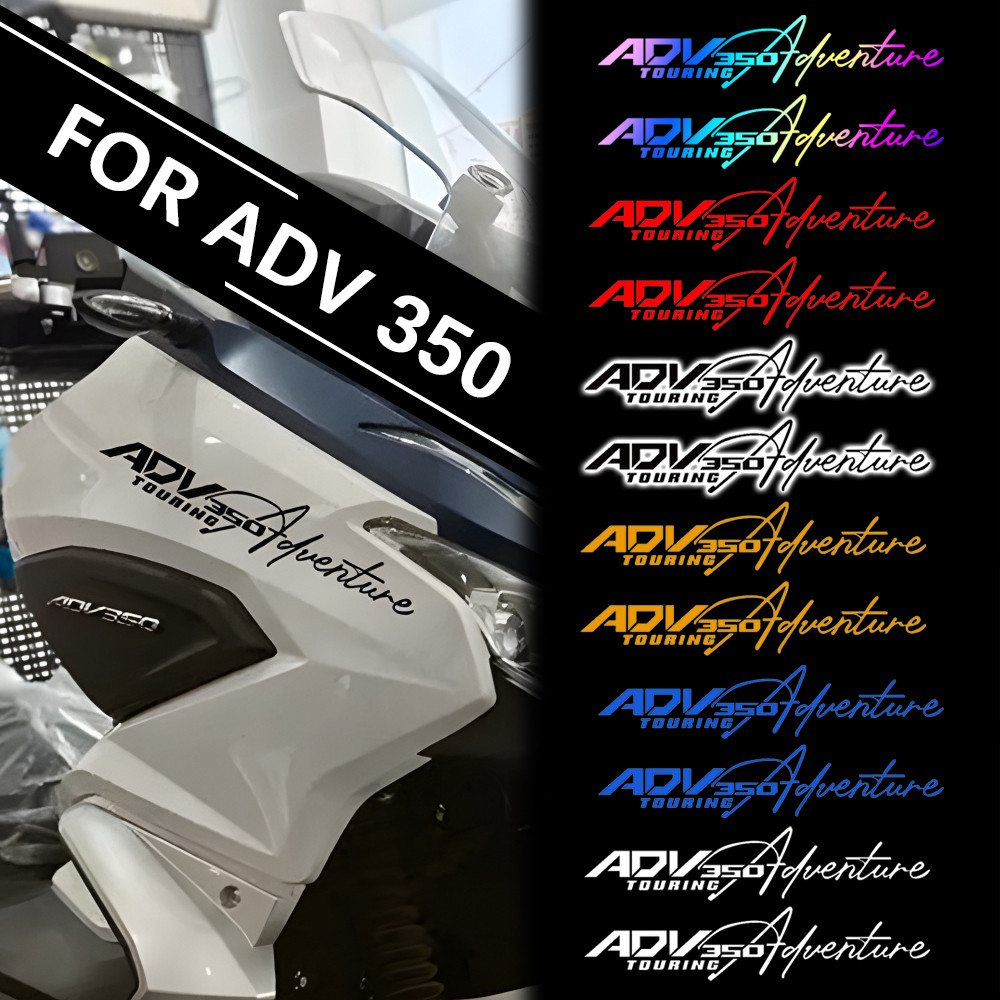 For Honda ADV 350 Reflective Motorcycle Head Body Logo Emblem Stickers ...